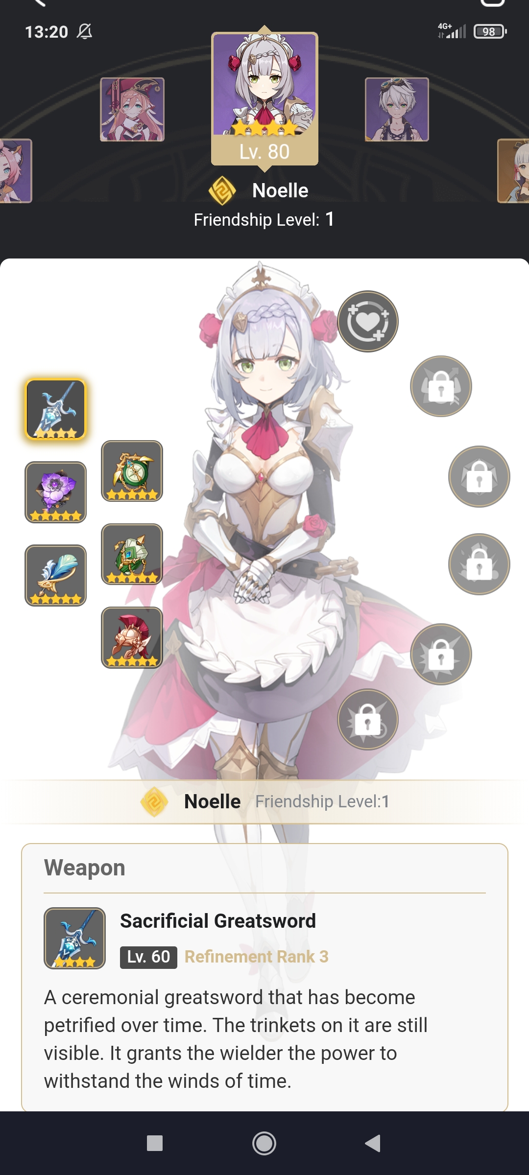 Building noelle! Genshin Impact | HoYoLAB