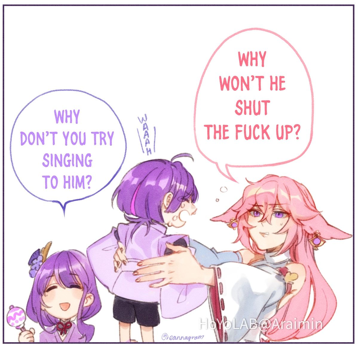 Miko Parenting 101 Genshin Impact | HoYoLAB