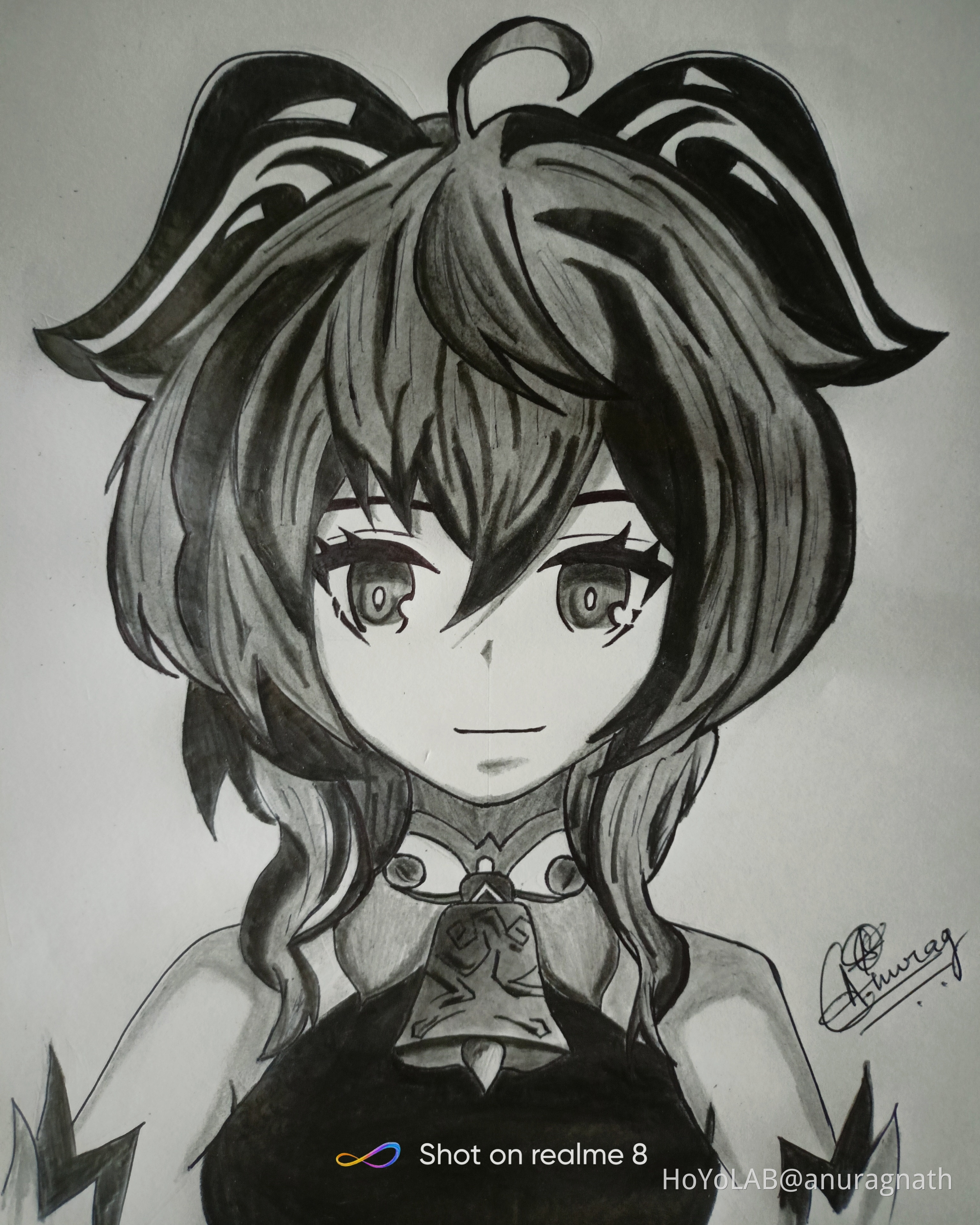 Ganyu drawn by me!!! Genshin Impact | HoYoLAB