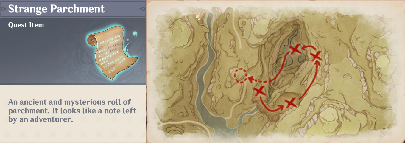 Strange Parchment Puzzles Genshin Impact | HoYoLAB
