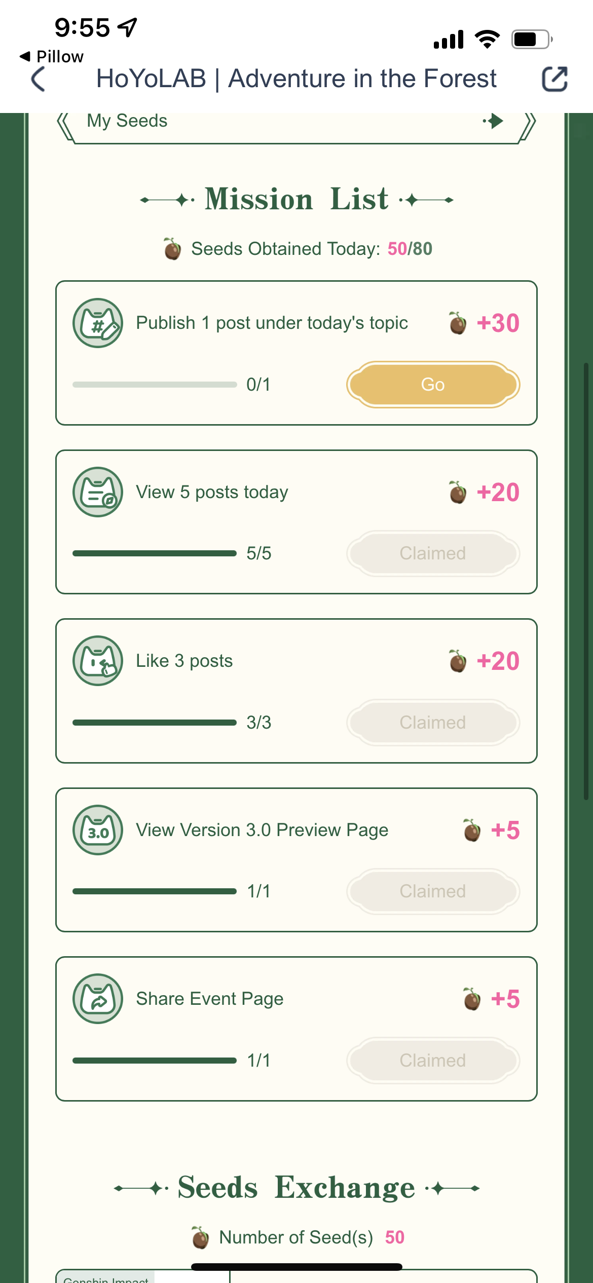 I’m just trying to get the free primos Genshin Impact | HoYoLAB