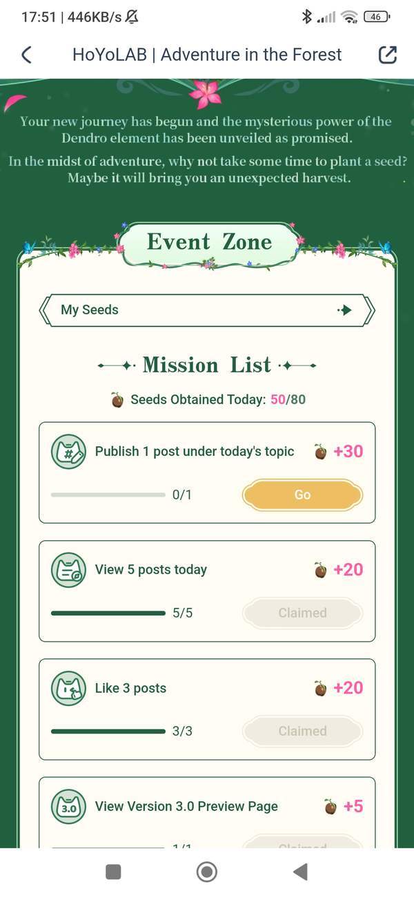 today's topic Genshin Impact | HoYoLAB