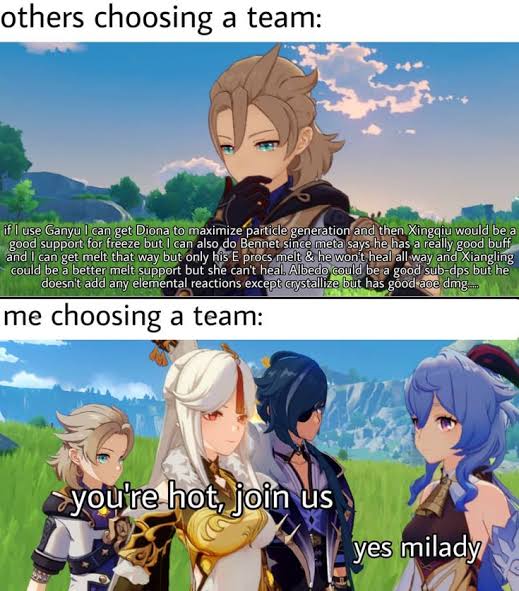 your hot join us yes milady. Genshin Impact | HoYoLAB