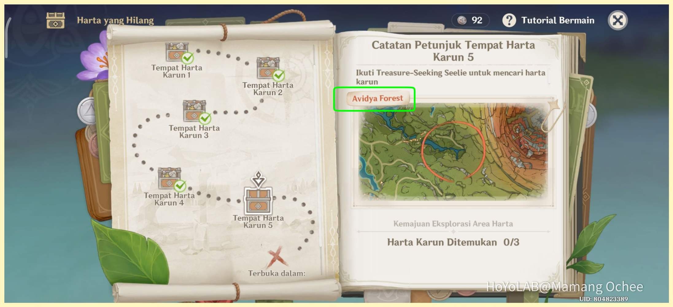 Harta yang Hilang Hari ke 5 + Rute Rekomendasi Terbaik Genshin Impact ...