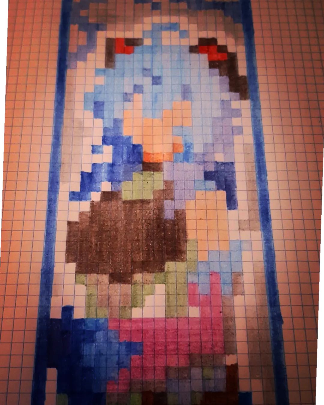 Un pixel art de la arconte Cryo ( de mi corazón) Genshin Impact | HoYoLAB