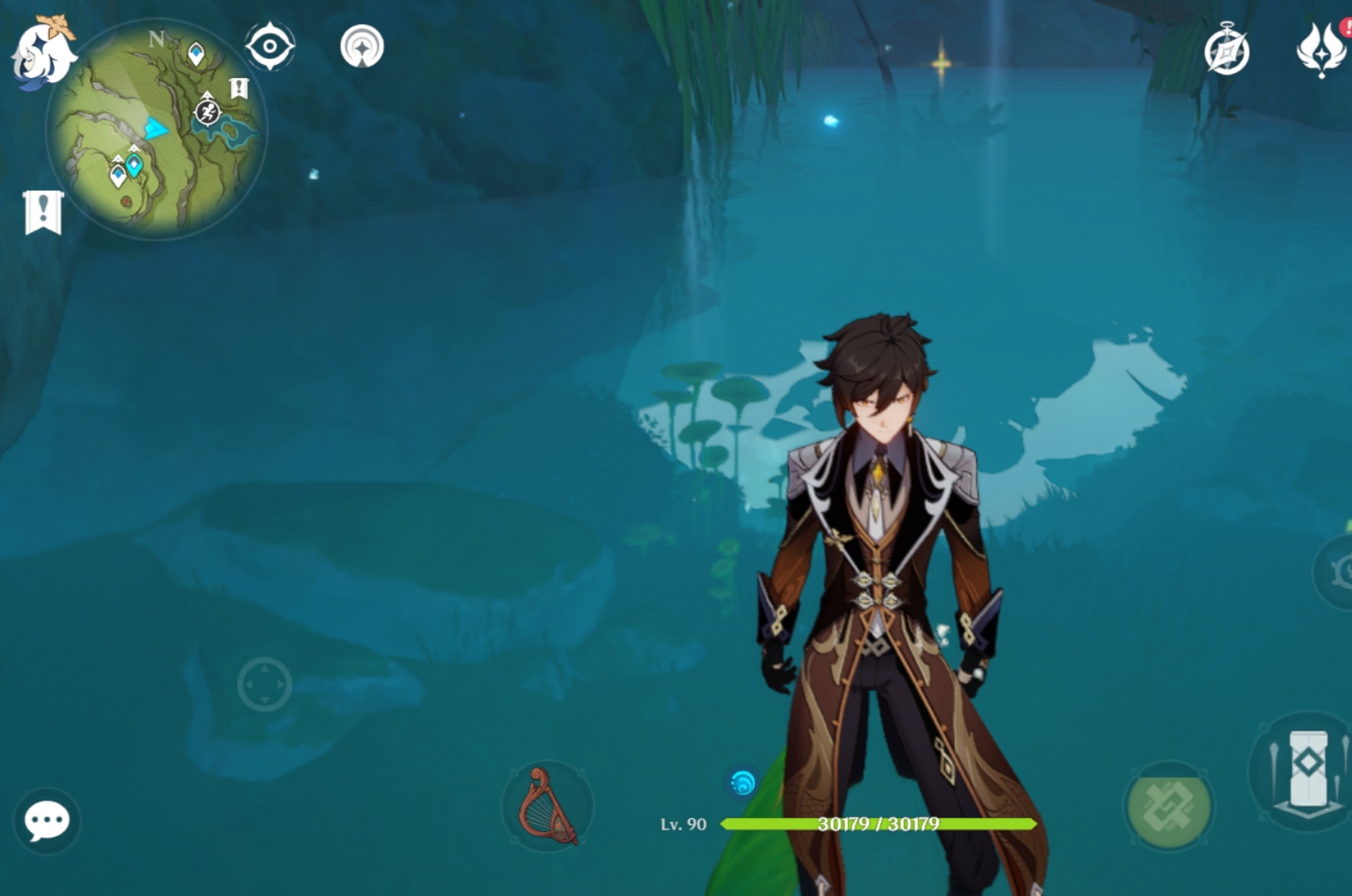 Any idea how to lower this water level Genshin Impact | HoYoLAB