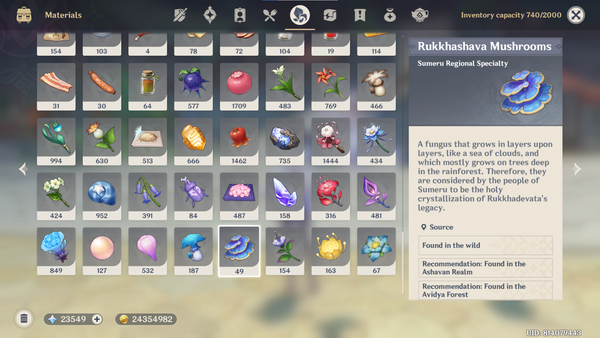 hows good of materials of Sumeru Genshin Impact | HoYoLAB