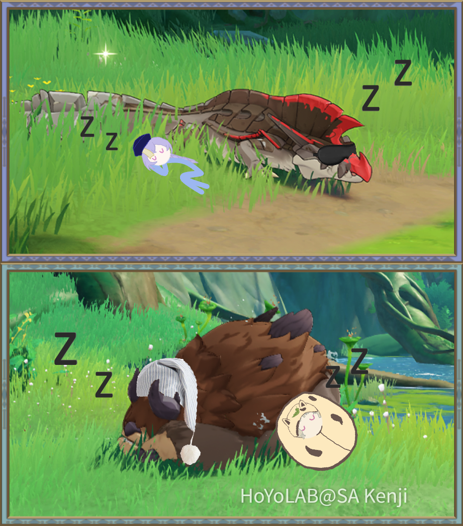Afternoon nap Genshin Impact | HoYoLAB