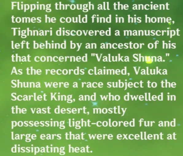 Valuka Shuma Genshin Impact | HoYoLAB