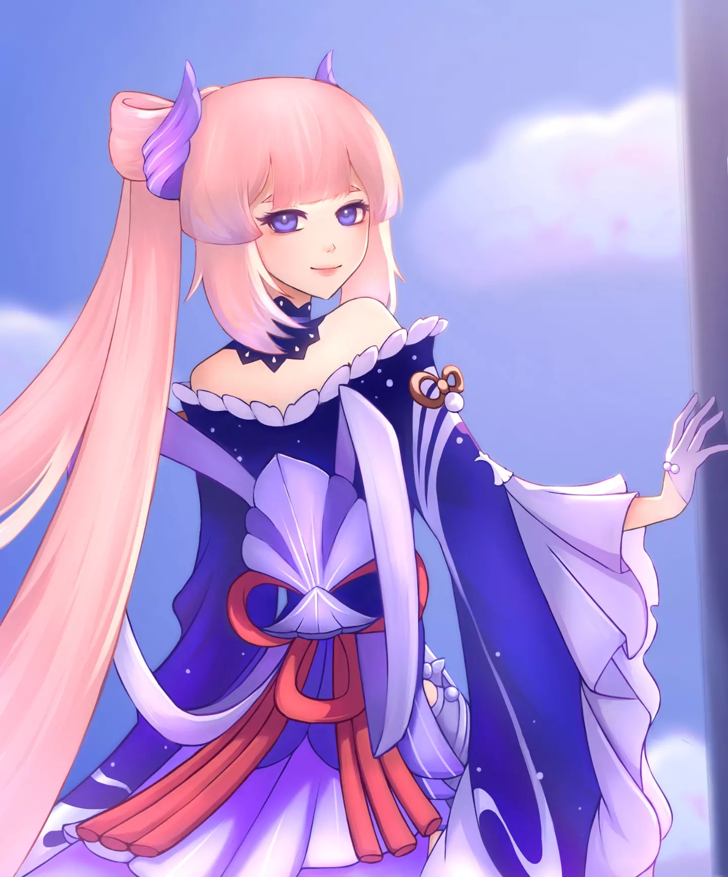 Sangonomiya Kokomi Fan Art 🐟 Genshin Impact | HoYoLAB
