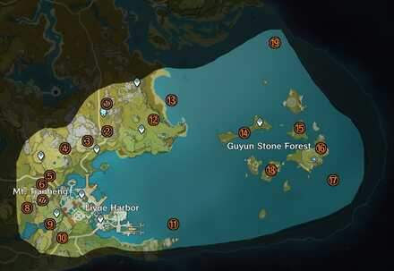 130 Liyue Geoculus Location Genshin Impact | HoYoLAB