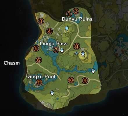 130 Liyue Geoculus Location Genshin Impact | HoYoLAB