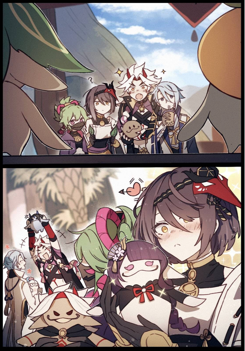 Inazuma characters in Aranara event Genshin Impact | HoYoLAB