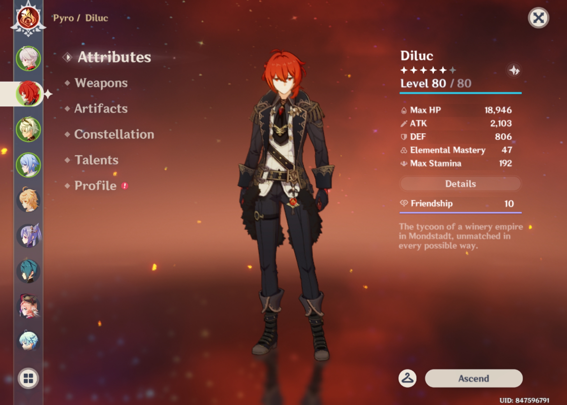 how about diluc is he strong(?_?.) Genshin Impact | HoYoLAB