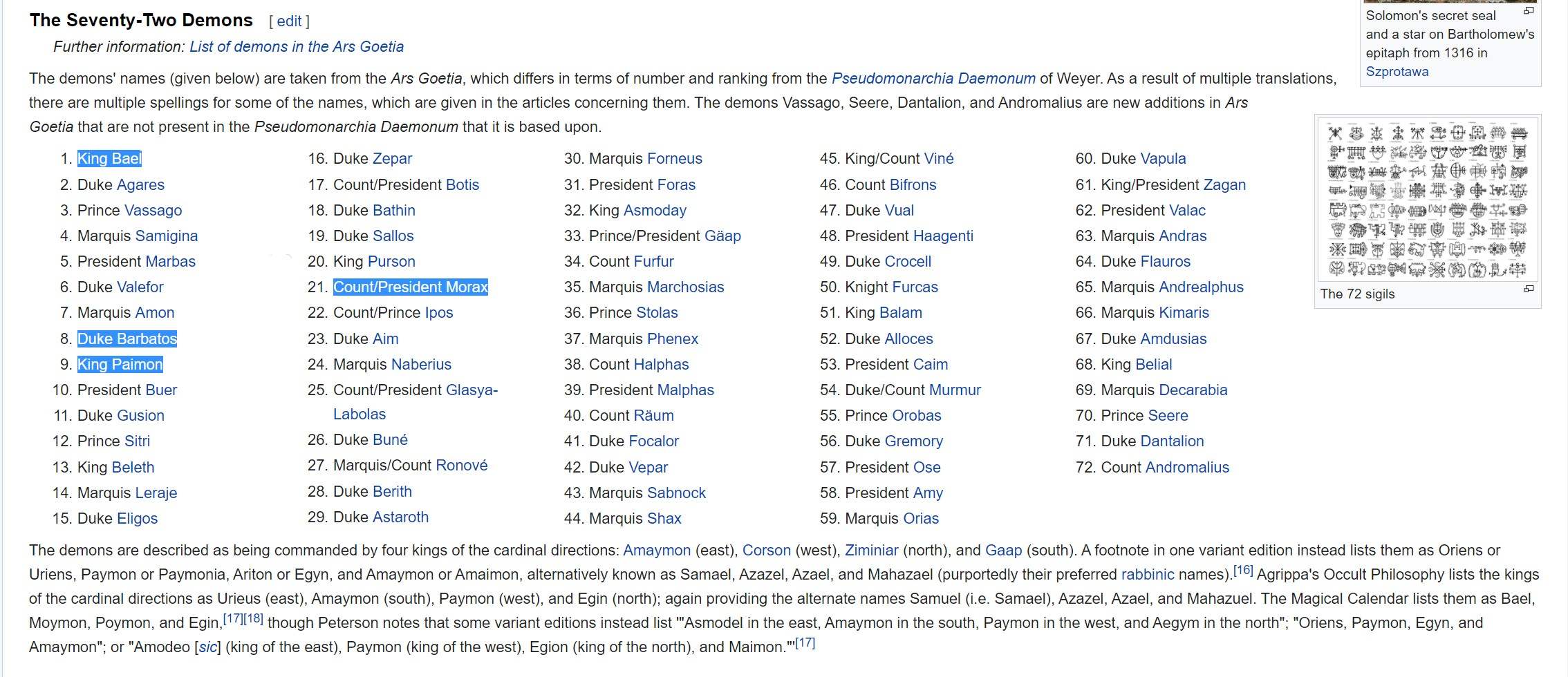Archon Names and their Demonic Origins Genshin Impact | HoYoLAB