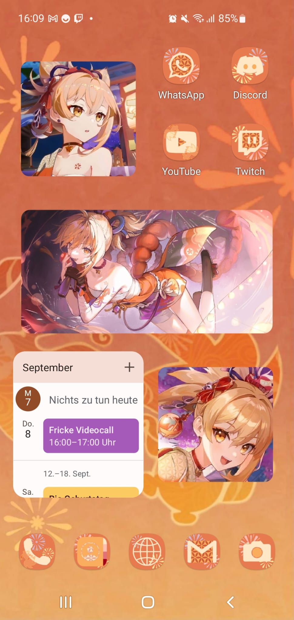 Yoimiya Phone Theme Genshin Impact | HoYoLAB