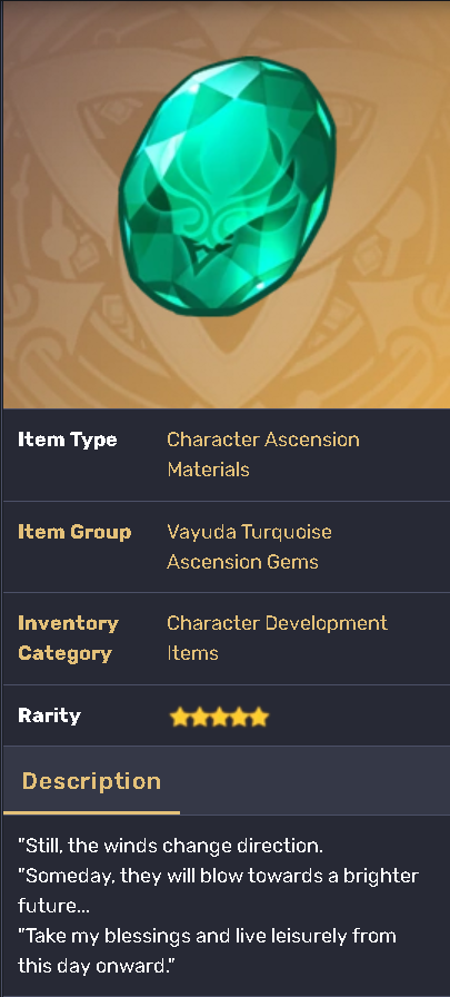 About the Gemstones Genshin Impact | HoYoLAB