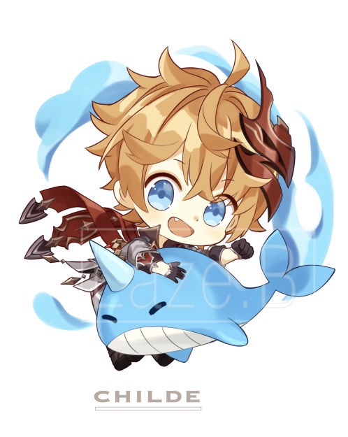 Chibi Childe Genshin Impact | HoYoLAB