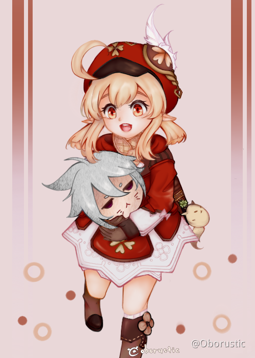 aww so cute klee is holding razor Genshin Impact | HoYoLAB