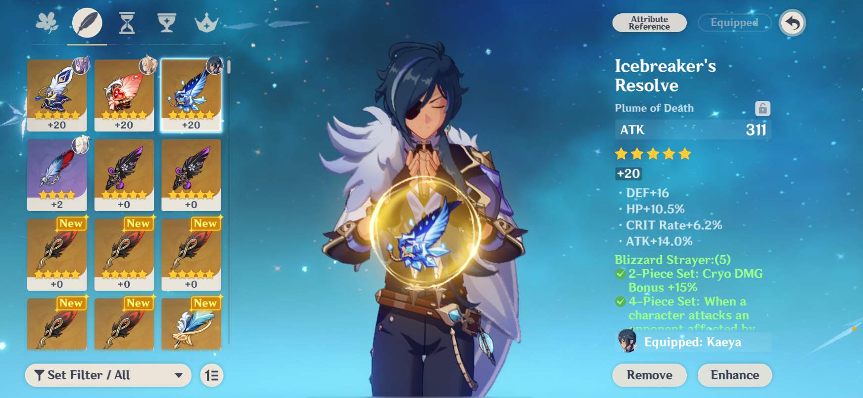 Kaeya Build! (Looking For Help!) Genshin Impact | HoYoLAB