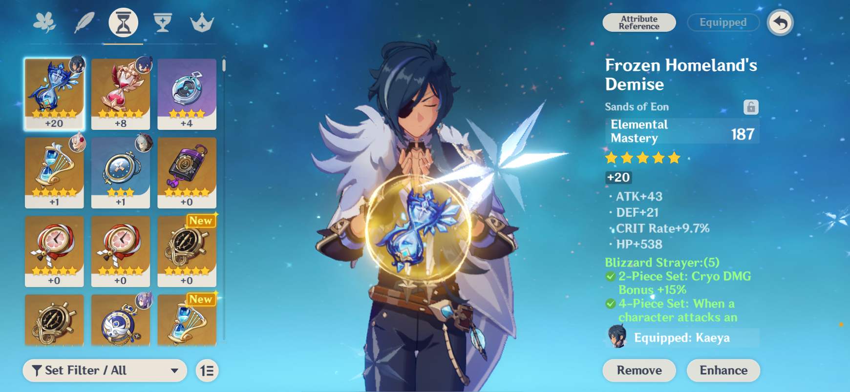 Kaeya Build! (Looking For Help!) Genshin Impact | HoYoLAB