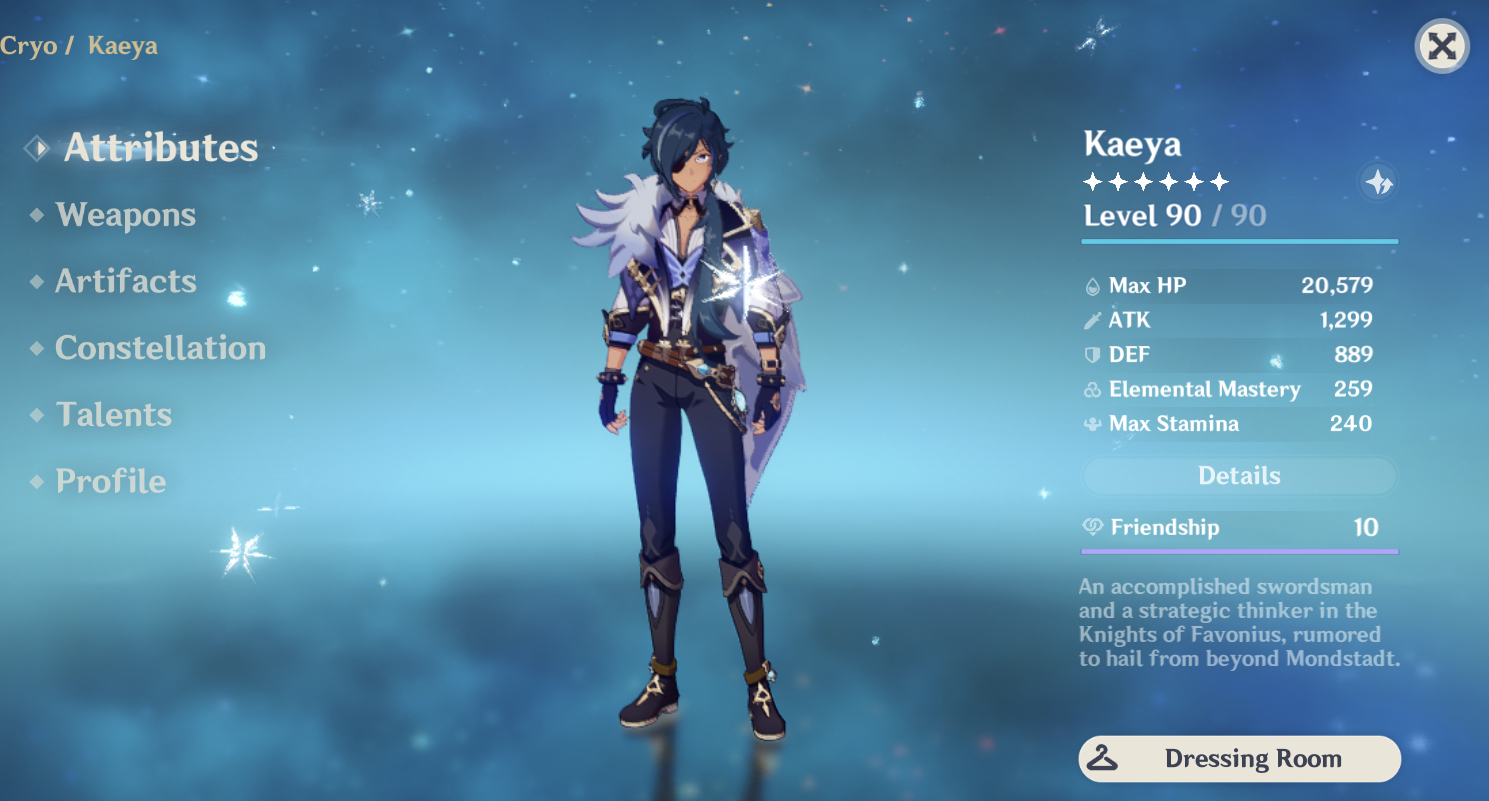 Kaeya Build! (Looking For Help!) Genshin Impact | HoYoLAB