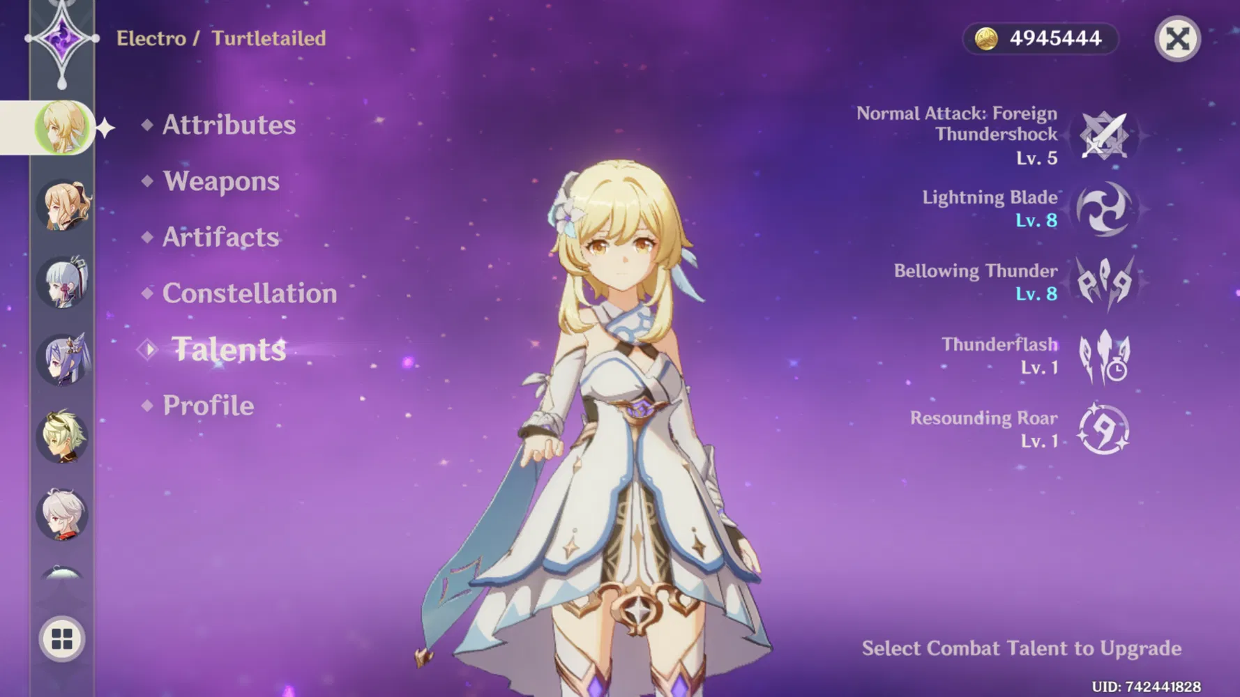 Lumine built Genshin Impact | HoYoLAB