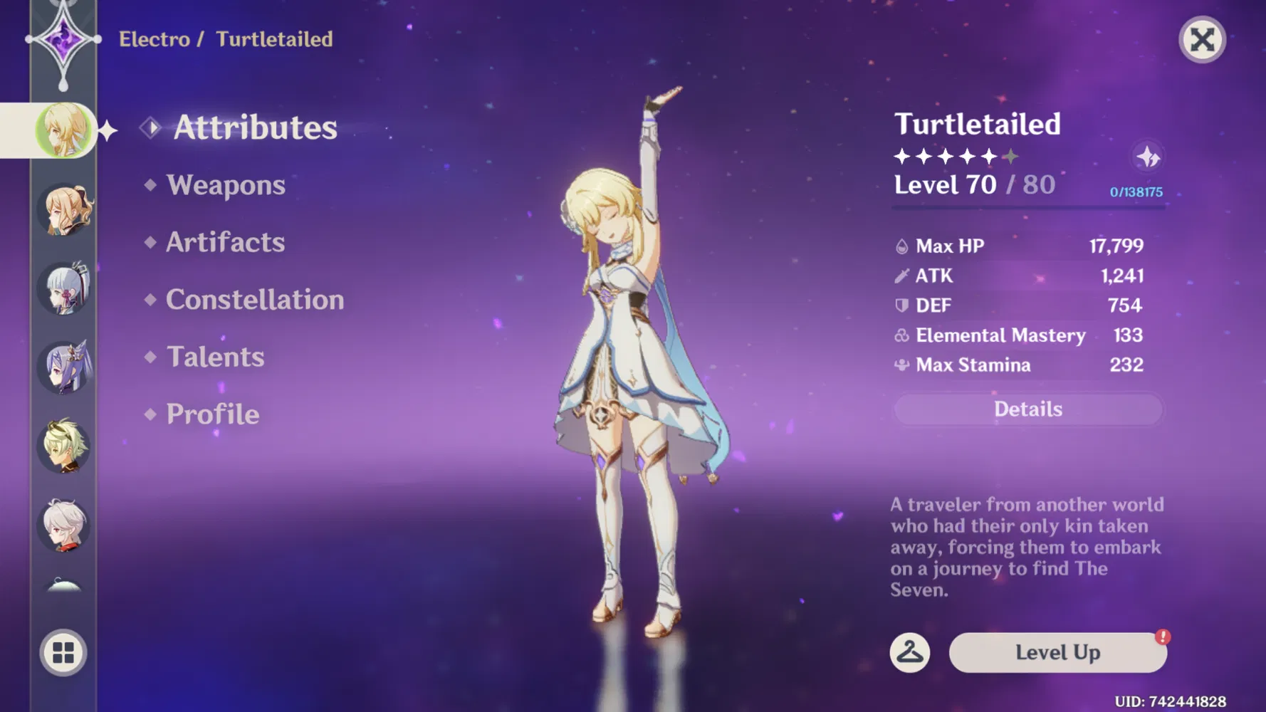 Lumine built Genshin Impact | HoYoLAB