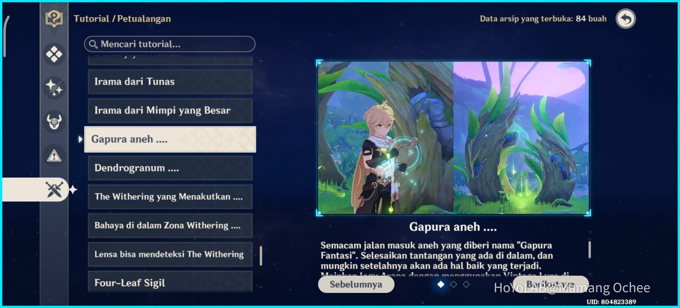 World Quest Aranyaka Bagian ll : Kebun Bibit di Dalam Mimpi - Dunia ...