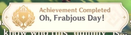 Oh Frabjous Day! Hidden Achievement guide (2 Precious chests) Genshin ...
