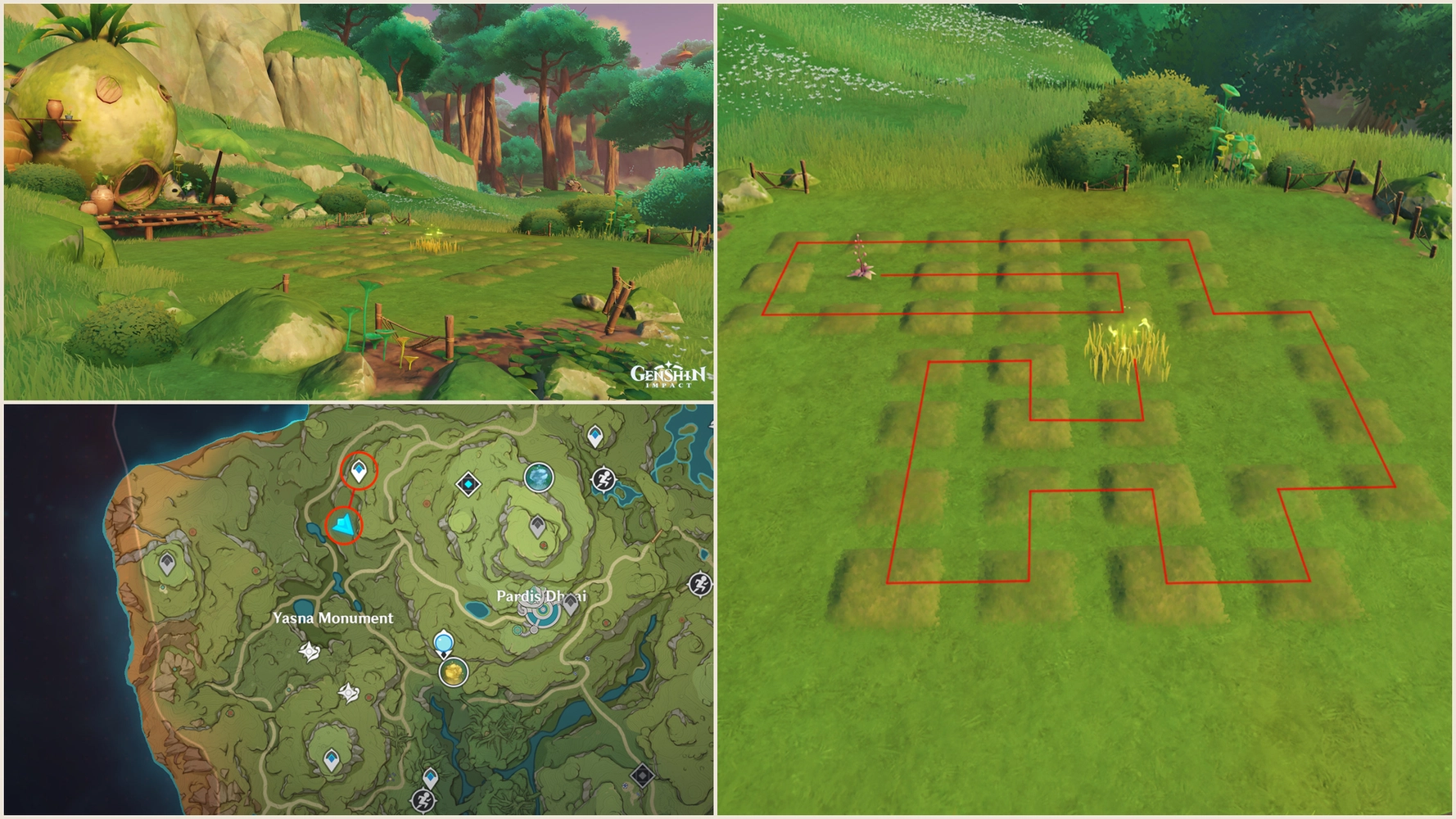 All 12 'Nurseries in the Wilds' Location & where to use 'Vasmrti ...