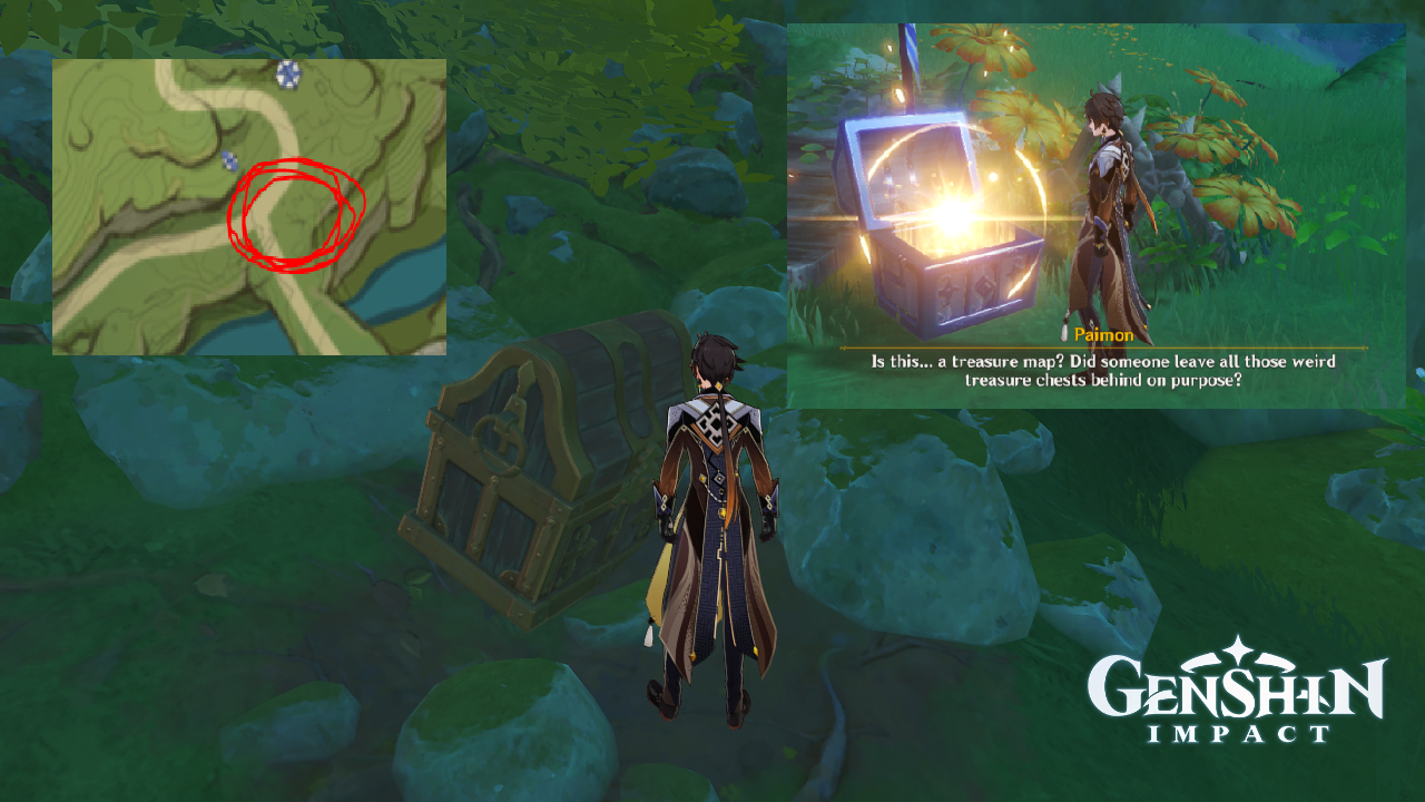 1 Mora Treasure chest finding??? Genshin Impact | HoYoLAB