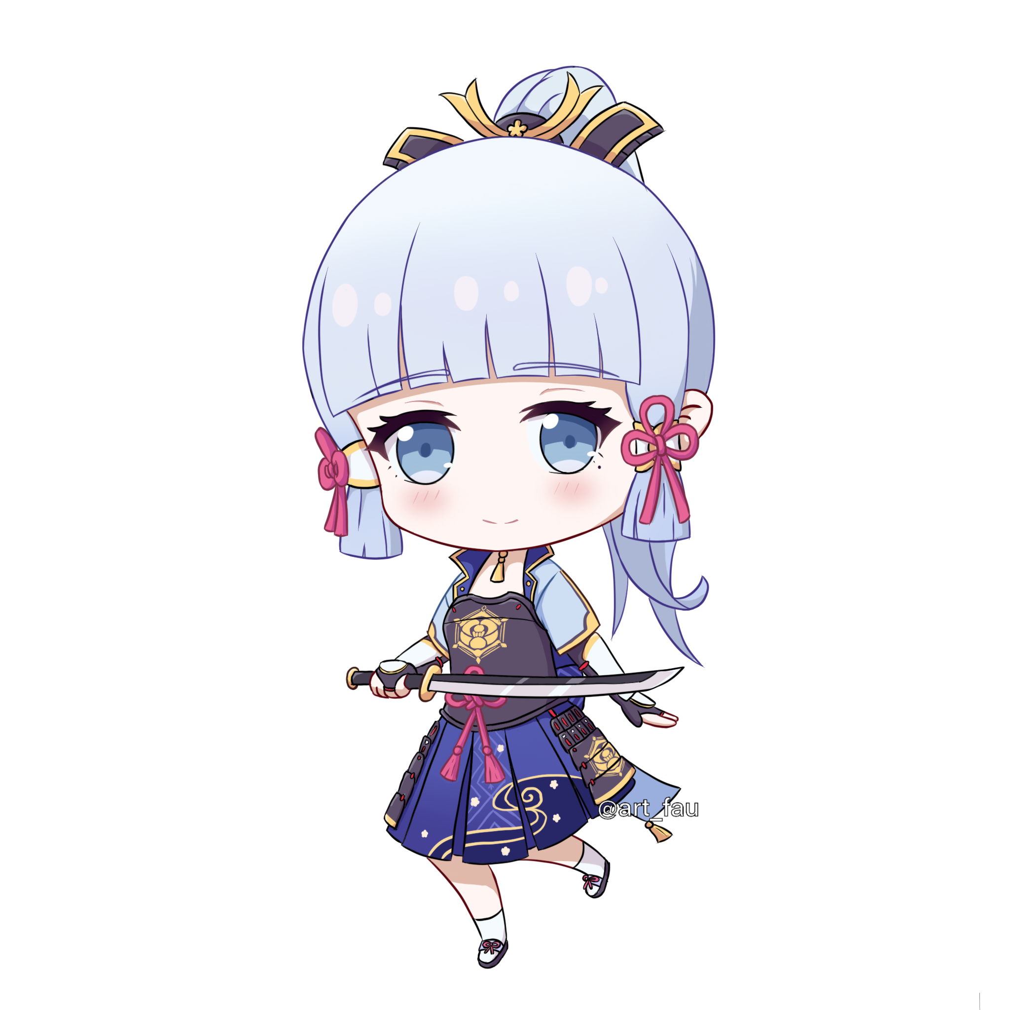 Chibi Kamisato Ayaka Genshin Impact | HoYoLAB
