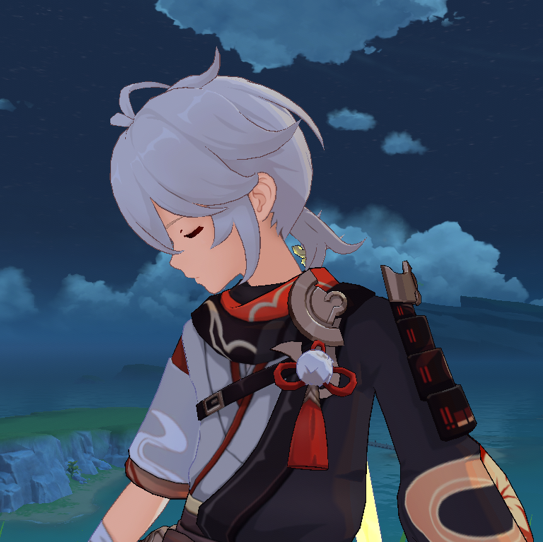 Kazuha side profile Genshin Impact | HoYoLAB