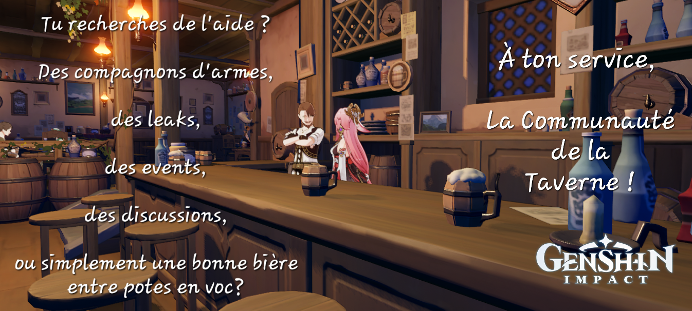 Rejoint la Communauté de la Taverne ! Genshin Impact | HoYoLAB