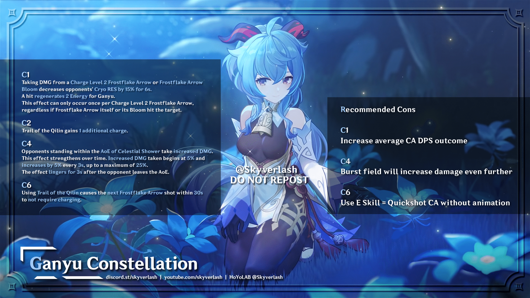 [3.0] Ganyu Master Guide | Skill, Artifact, Weapon, Talent ...