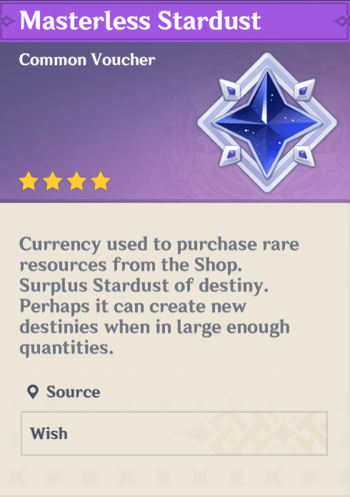 Masterless Stardust - "Free" weekly Wishes Genshin Impact | HoYoLAB