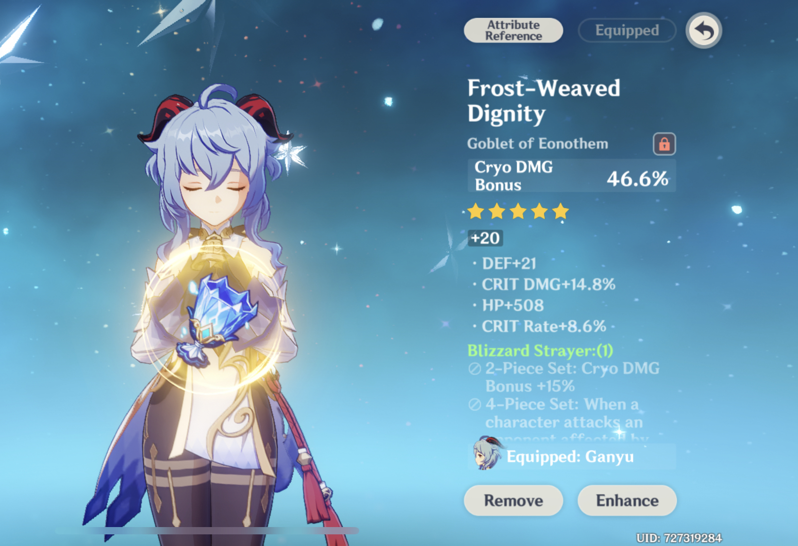 Got a little lucky with the blizzard domain Genshin Impact | HoYoLAB