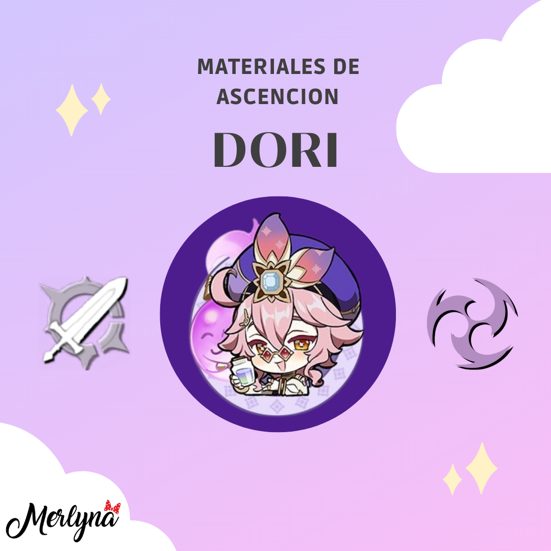 Materiales de Ascensión: DORI Genshin Impact | HoYoLAB