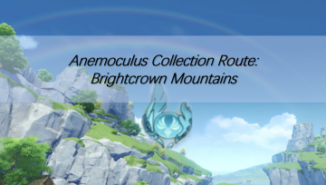 Anemoculus Collection Route: Brightcrown Mountains Genshin Impact | HoYoLAB