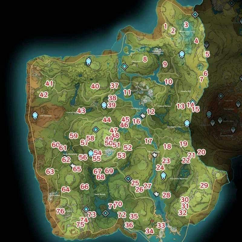all caves locations Genshin Impact | HoYoLAB
