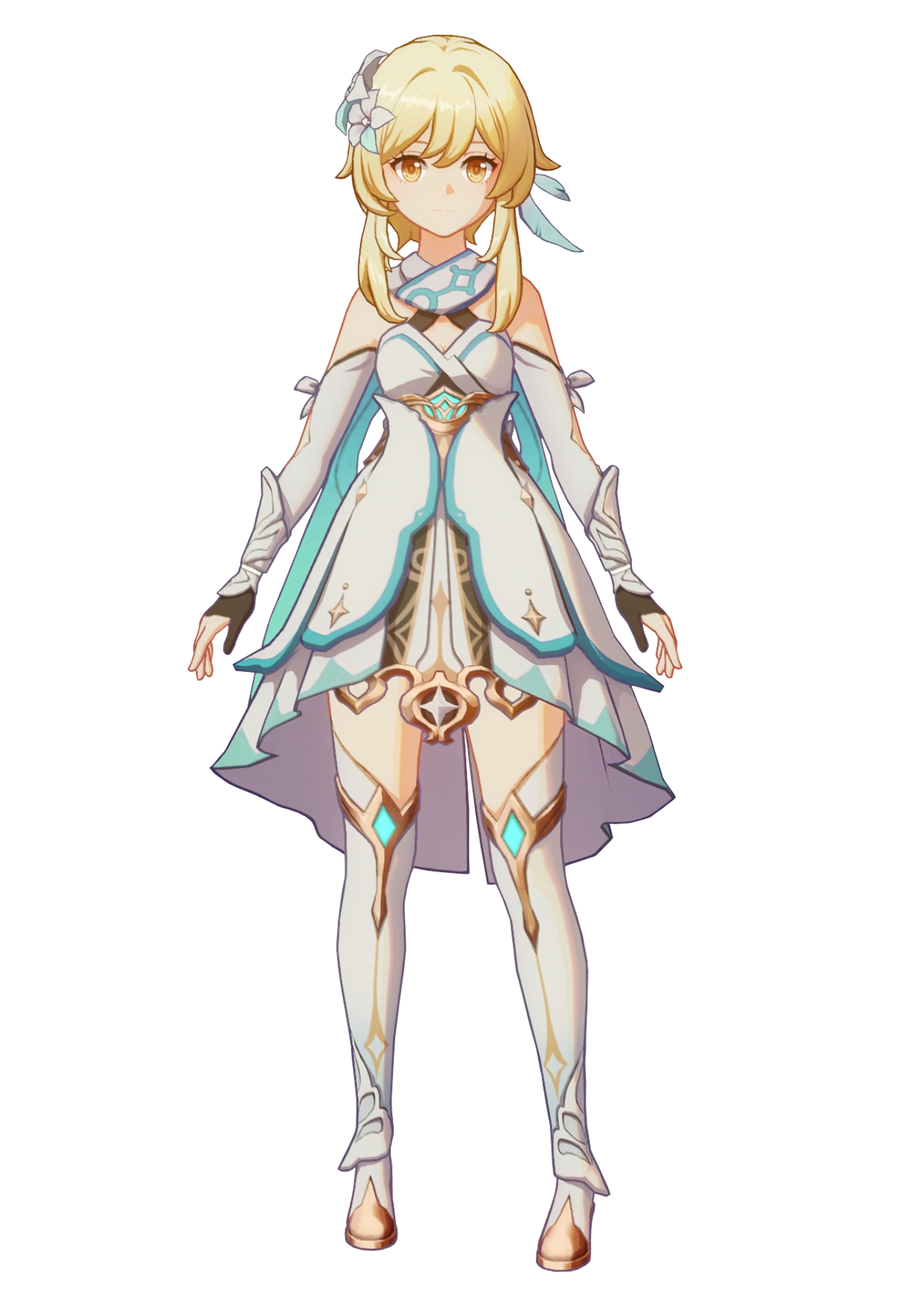 If the colour of Lumine’s clothes changed with different elements ...