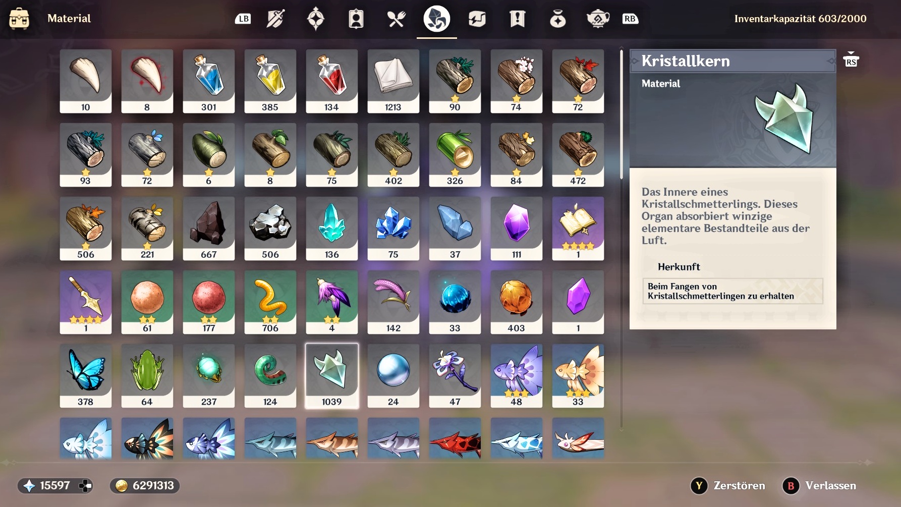 I have over 1k crystal cores Genshin Impact | HoYoLAB