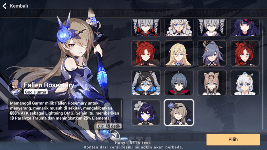 [BETA 6.0] Hal-Hal Baru yang akan Hadir di Patch 6.0 (Valkyrie, Senjata, Stigmata, ELF, dan lain ...