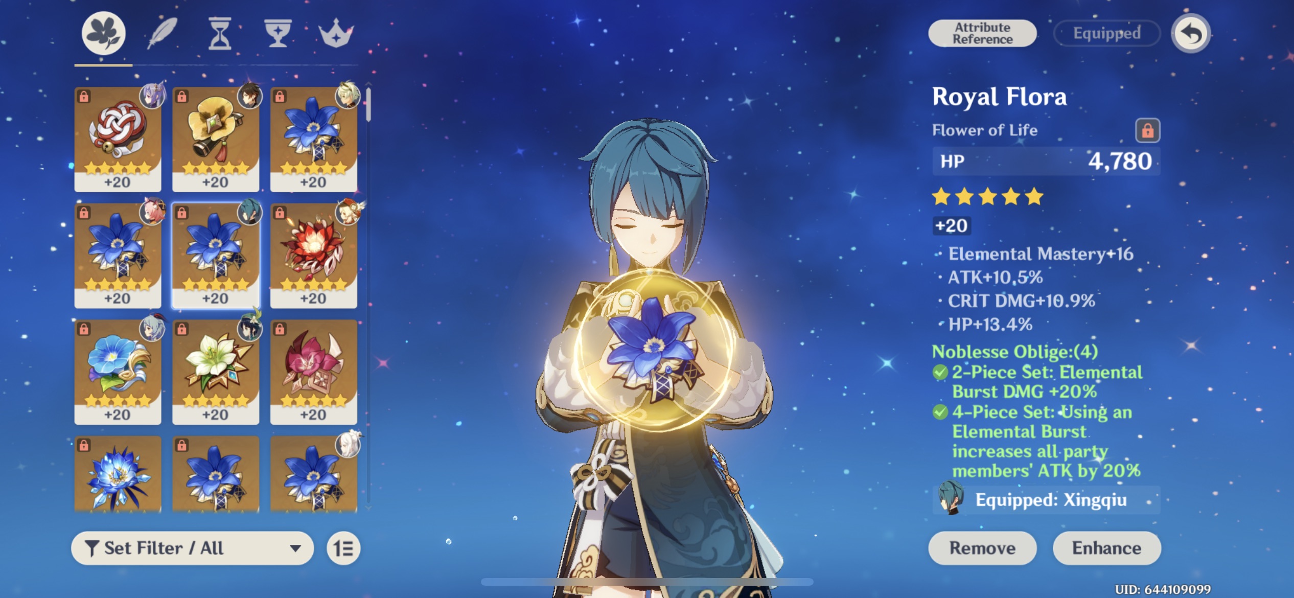 Perfect noblesse set from artifact strongbox.. no more mining!! Genshin ...