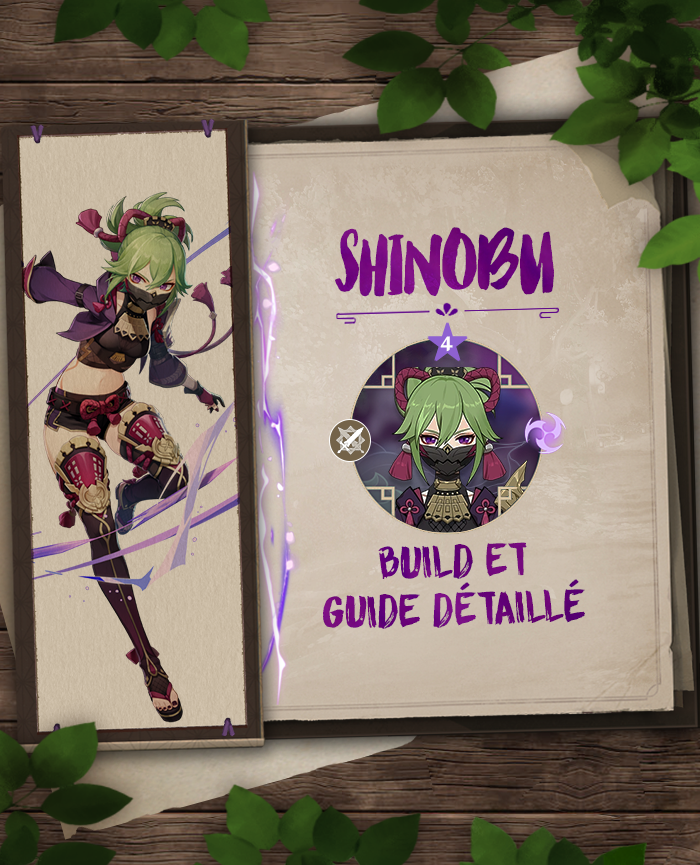 Kuki Shinobu | Build + Guide détaillé Genshin Impact | HoYoLAB