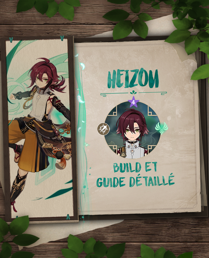 Shikanoin Heizou | Build + Guide détaillé Genshin Impact | HoYoLAB