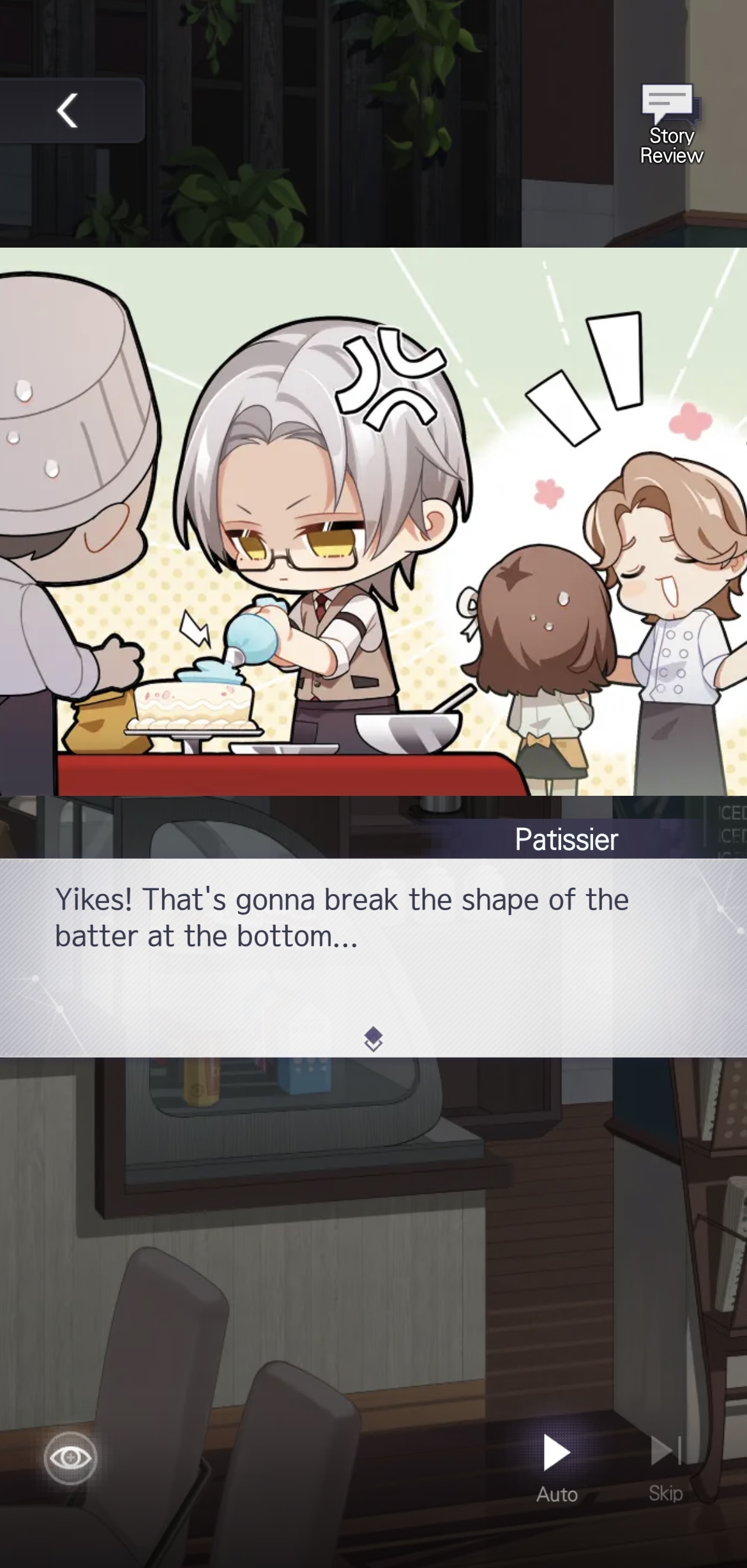 Chibi Vyn baking Tears of Themis | HoYoLAB