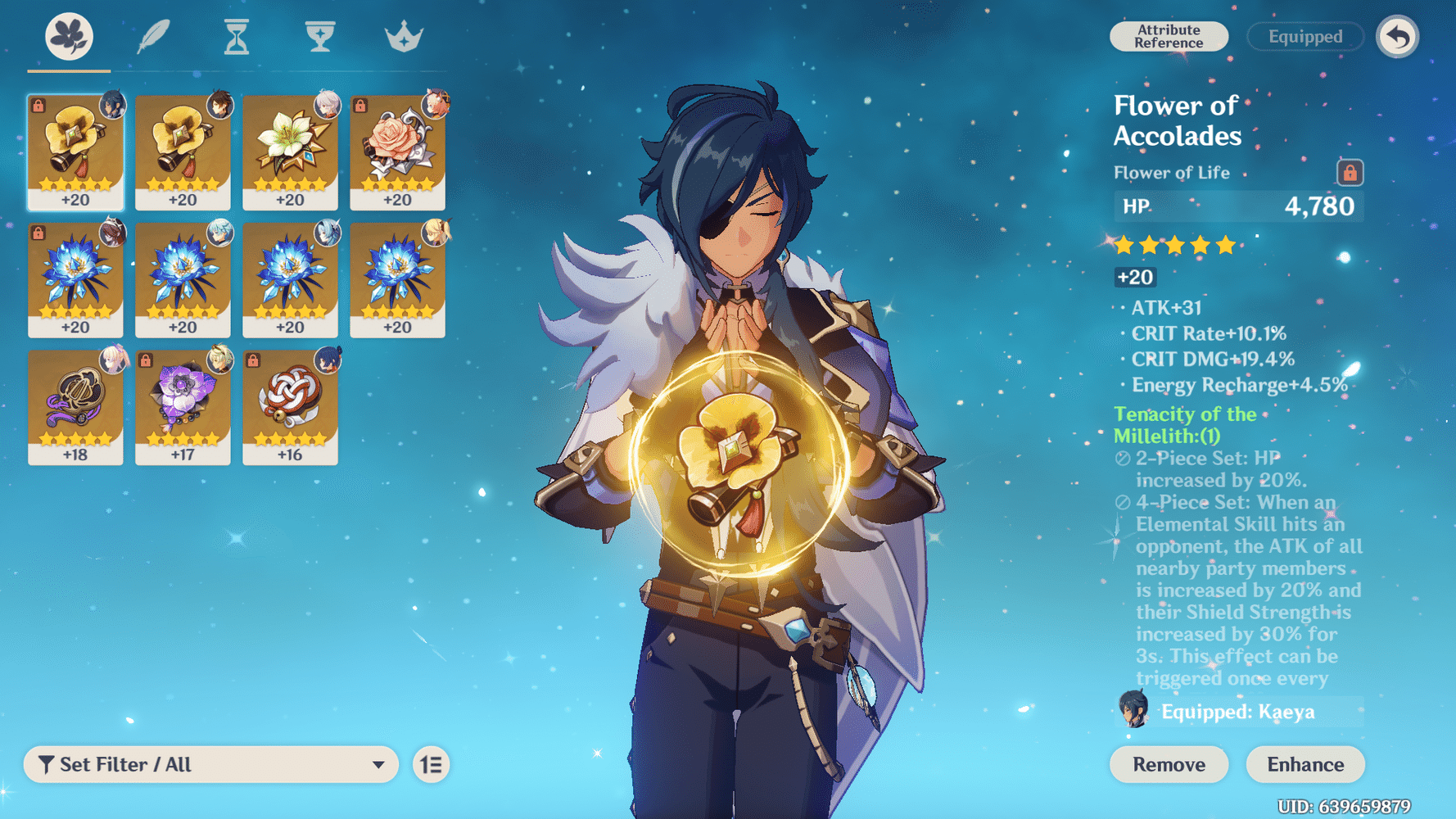 Please help with my cryo dps kaeya build, I run reverse melt and he ...