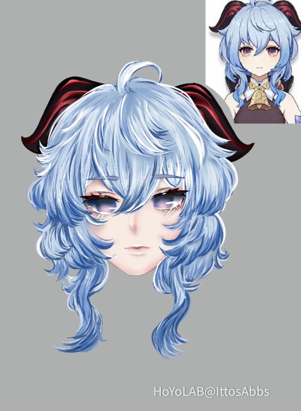 The progress that led up to the Ganyu art